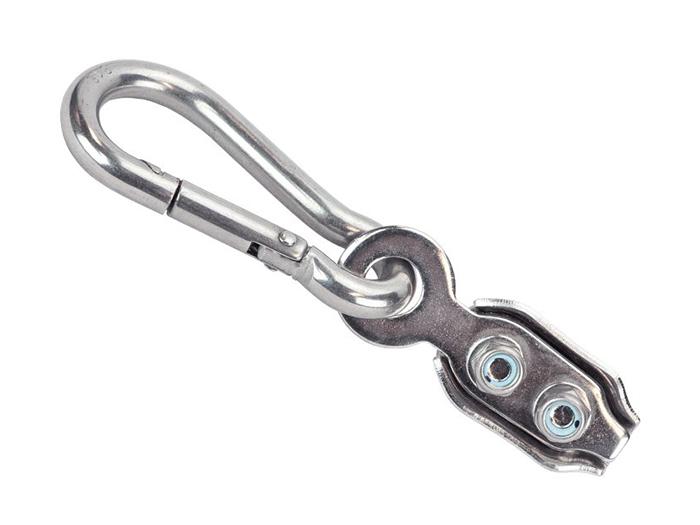 Lane Rope Long Clamp Set with Snap Hook | InterQuad
