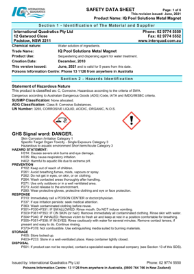 Safety Data Sheet | InterQuad